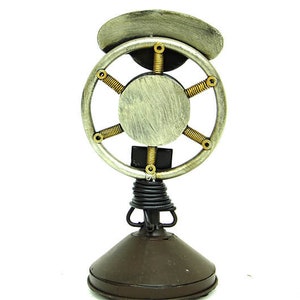Decorative Metal Microphone for Nostalgic Tabletop Decor,a Timeless ...