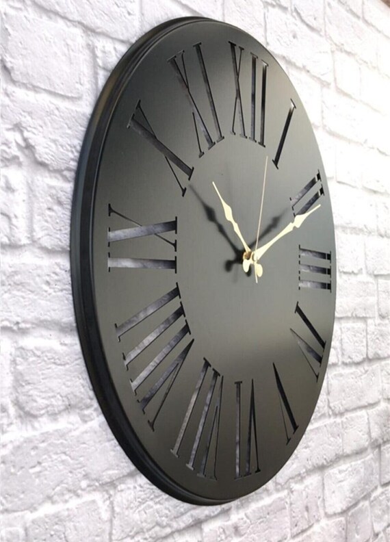 Modern Metal Wall Clock Diameter 50 Cm Decorative Model - Etsy