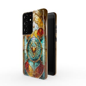 Scorpio Astrological Zodiac Sign Stained Glass Phone Case | Samsung ...