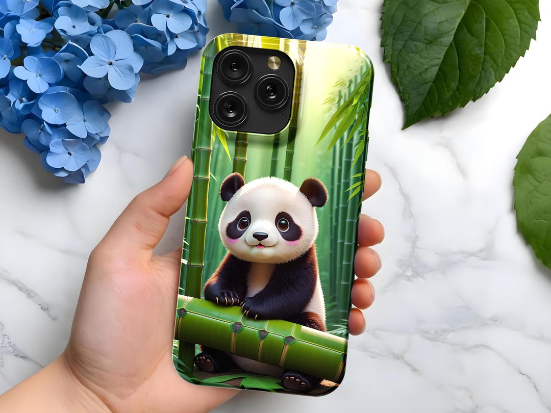 Cute Baby Animal Panda Phone Case | Magsafe | iPhone 16, 15, 14, 13, 12 ...