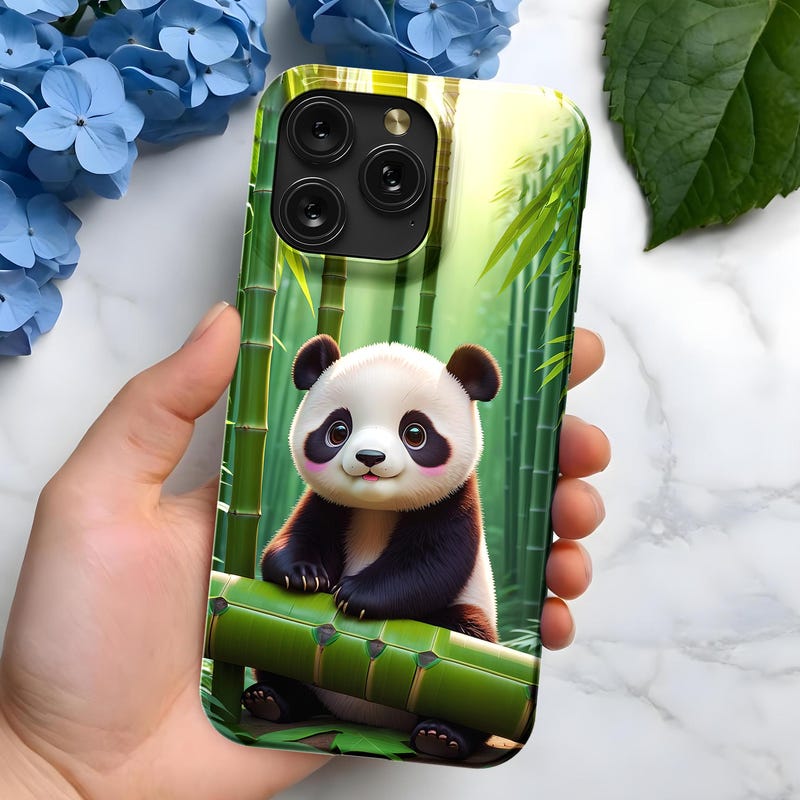 Panda iPhone Case - Etsy