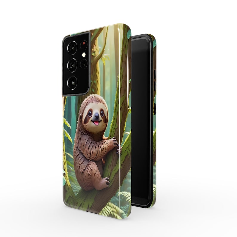 Cute Baby Sloth Phone Case - Etsy