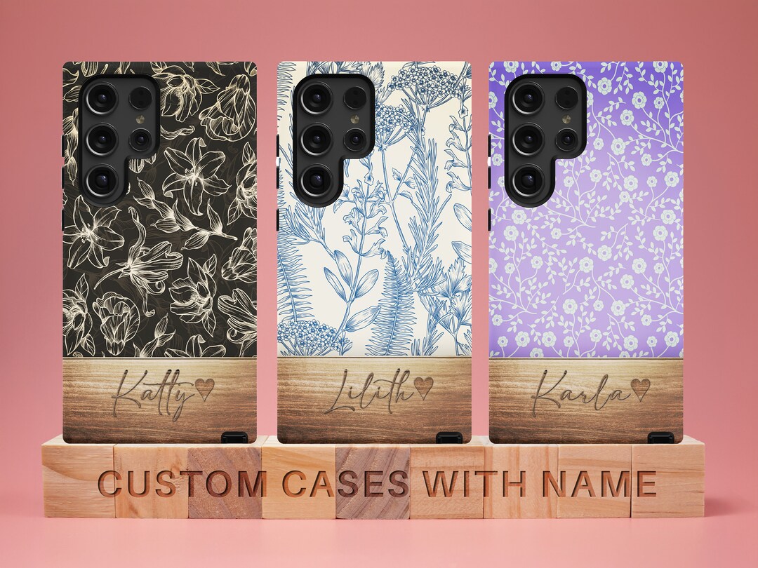 Personalized Name Phone Case Customized Case With Name Samsung Galaxy ...