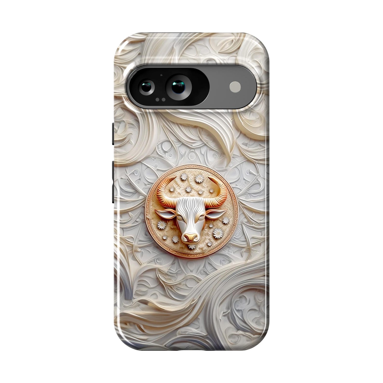 Taurus Zodiac Sign Marble Google Pixel Phone Case: Astrological ...