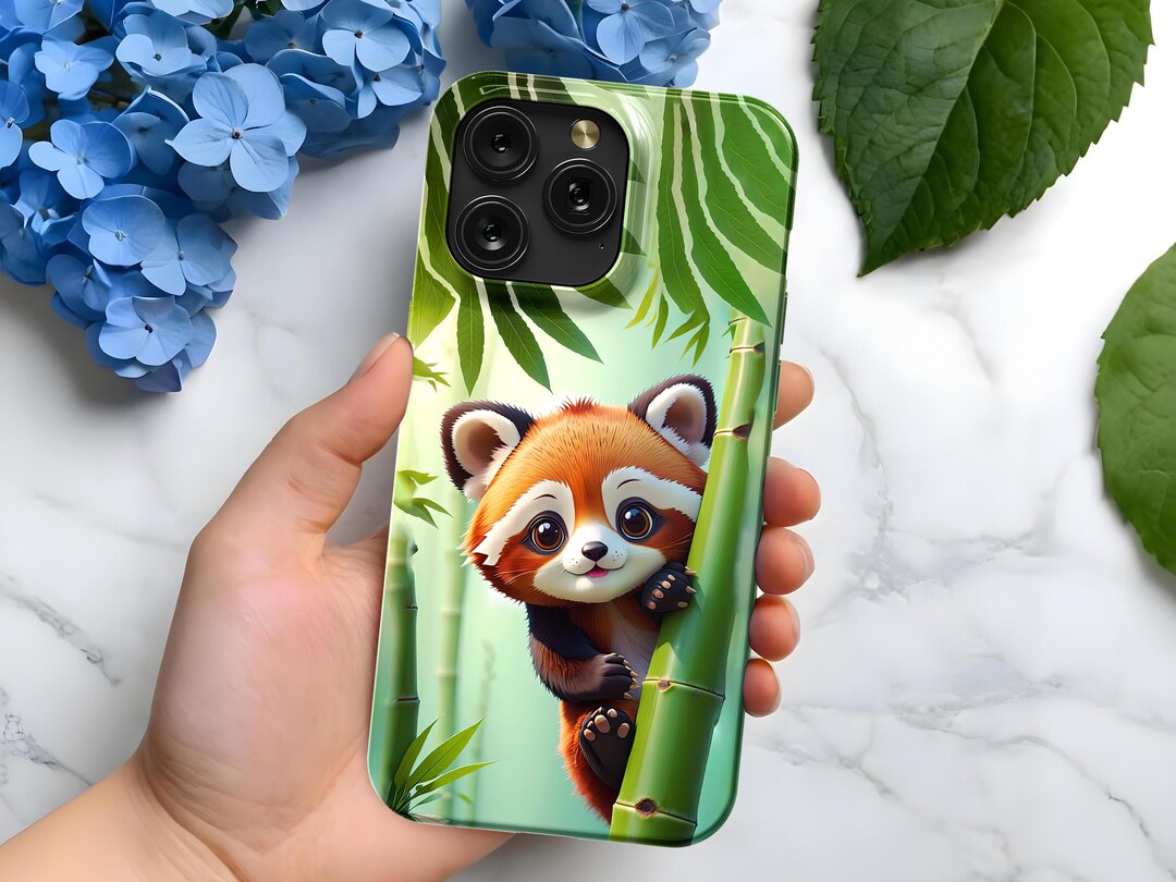 Cute Baby Animal Red Panda Phone Case | Magsafe | iPhone 16, 15, 14, 13 ...