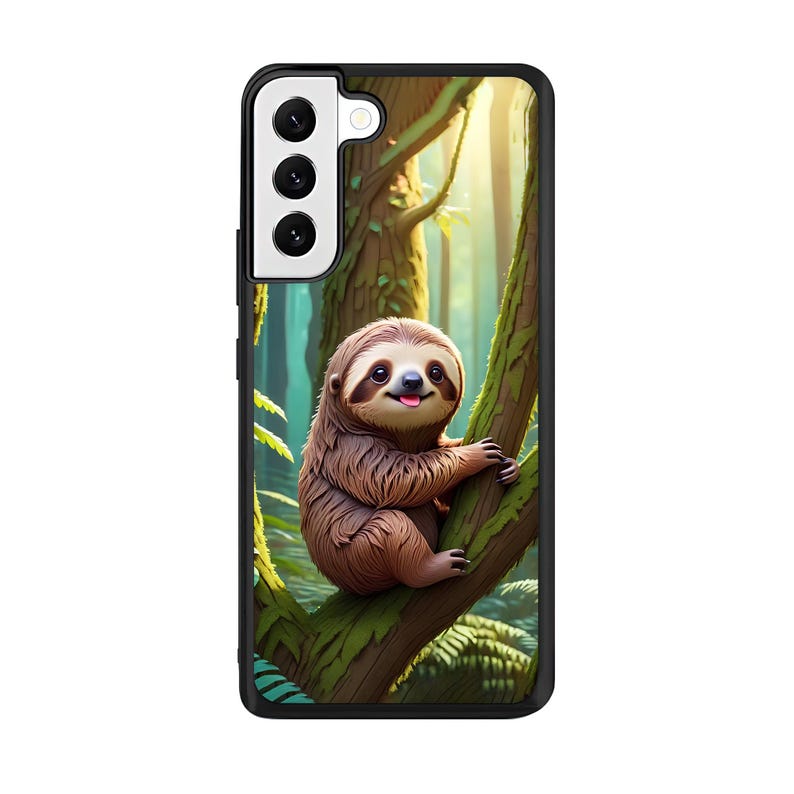 Cute Baby Sloth Phone Case - Etsy