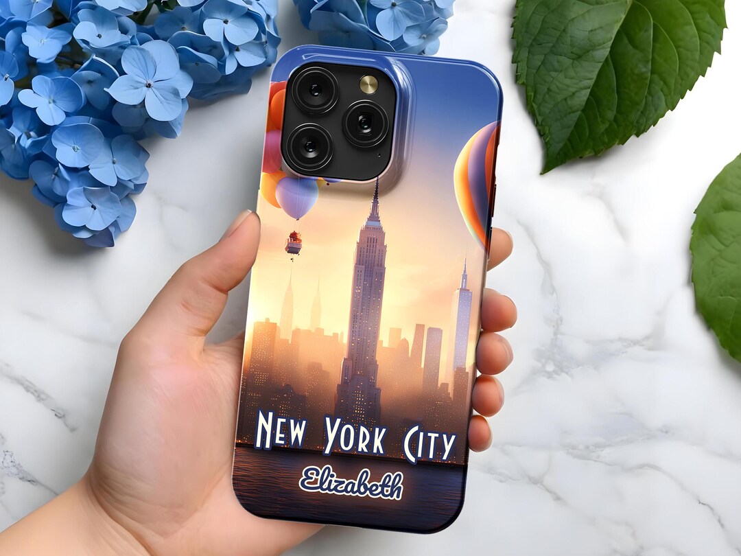 Personalized New York City Skyline iPhone Case - Etsy