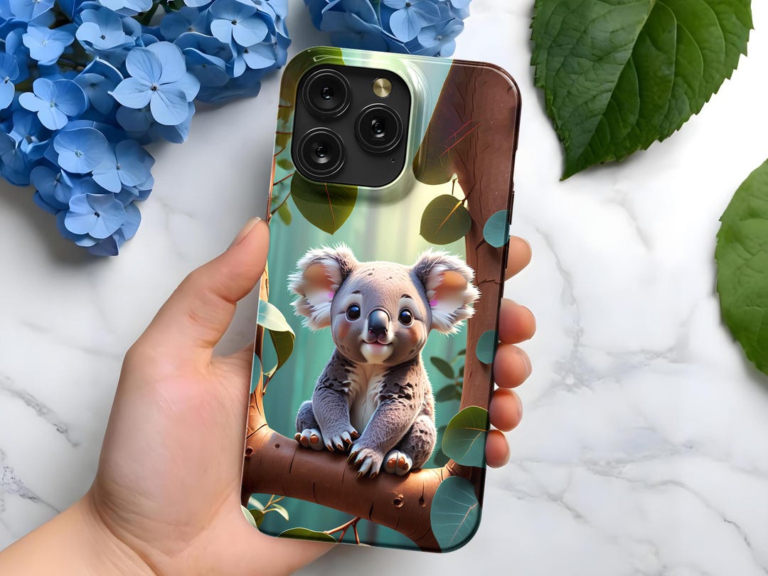 Cute Baby Animal Koala Phone Case | Magsafe | iPhone 16, 15, 14, 13, 12 ...