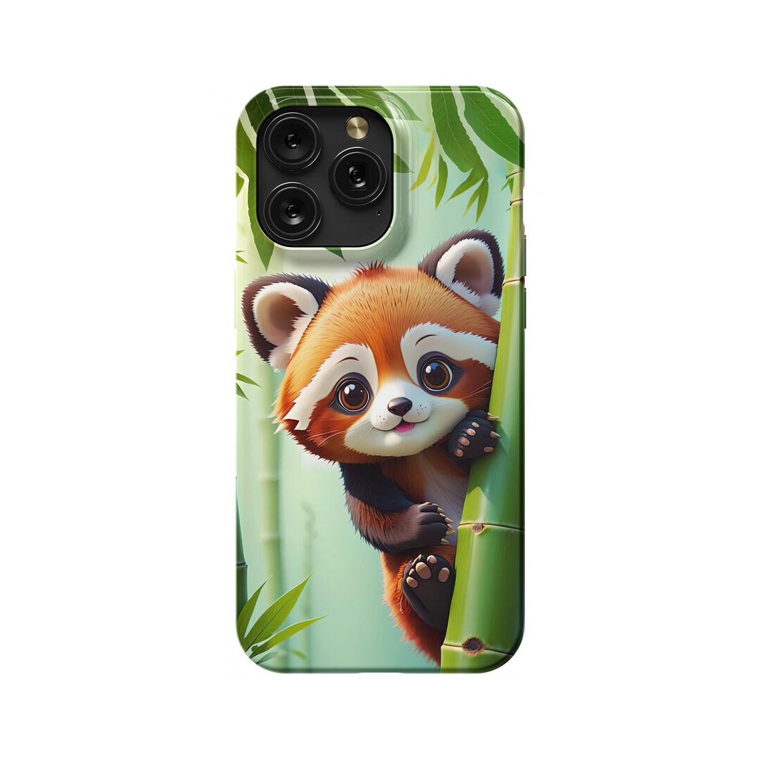 Cute Baby Animal Red Panda Phone Case With Magsafe for iPhone 15, 14 ...