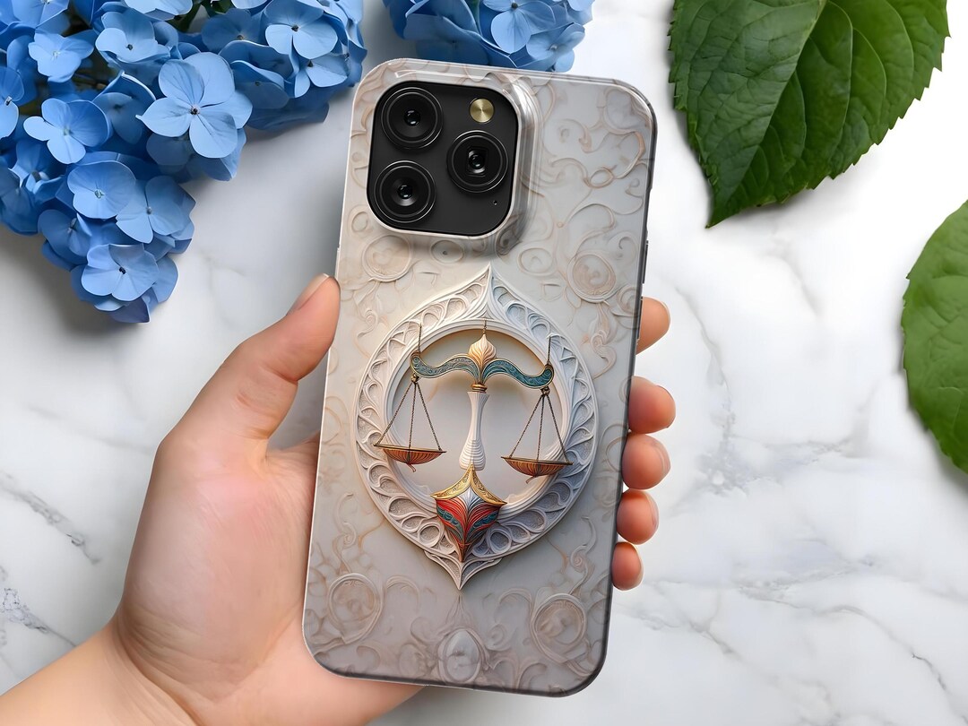 Libra Zodiac Sign Marble iPhone Case: Astrological Birthday Gift - Etsy