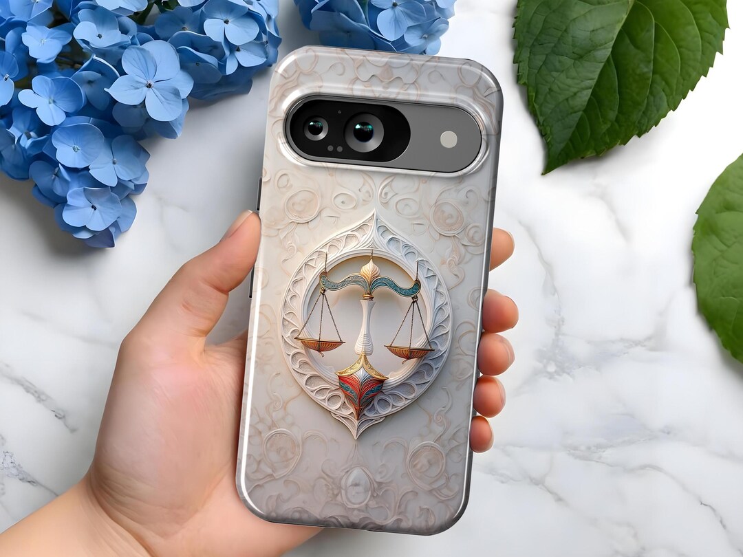 Libra Zodiac Sign Marble Google Pixel Phone Case: Astrological Birthday ...