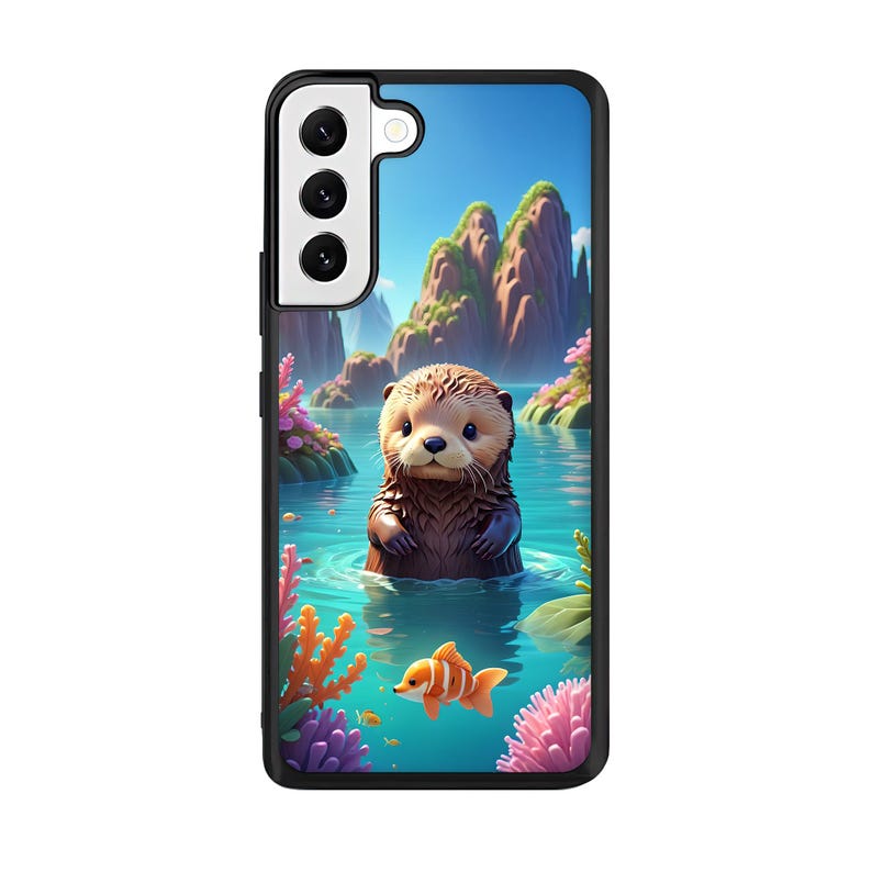 Cute Baby Otter Phone Case - Etsy