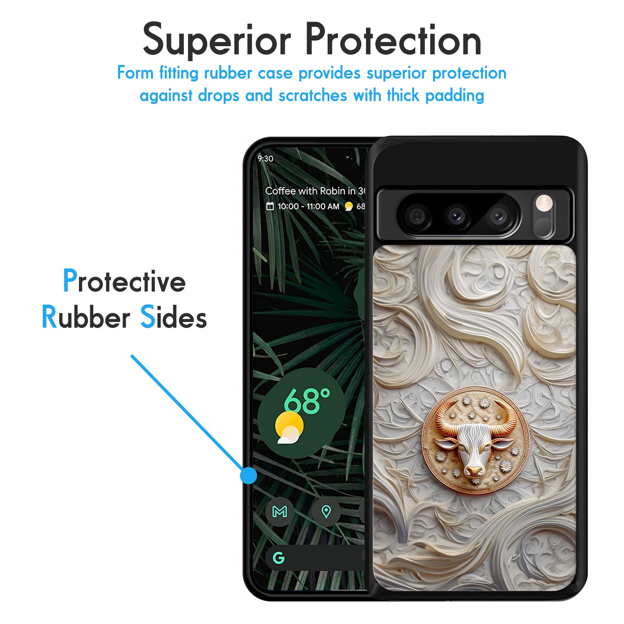 Taurus Zodiac Sign Marble Google Pixel Phone Case: Astrological ...