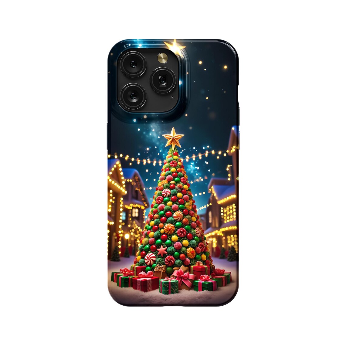 Cozy Christmas Tree Phone Case for iPhone in 3D Plush Style - Etsy