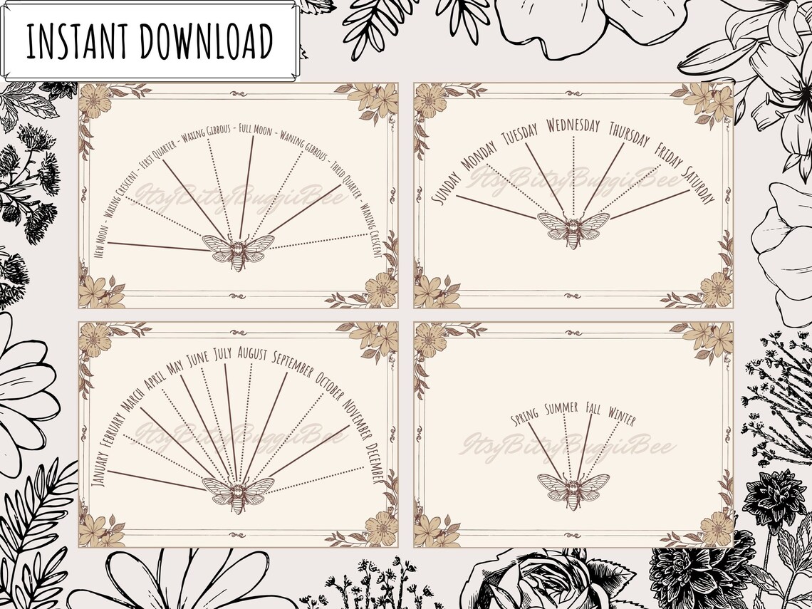Printable Timing Pendulum Boards Digital Download - Etsy