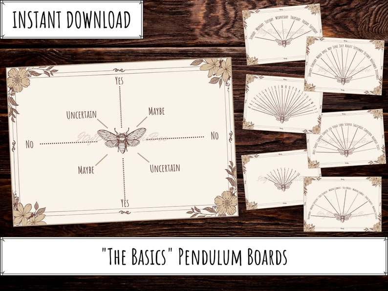 Printable Pendulum Boards "the Basics" | Yes/no | Alphabet | Days of ...