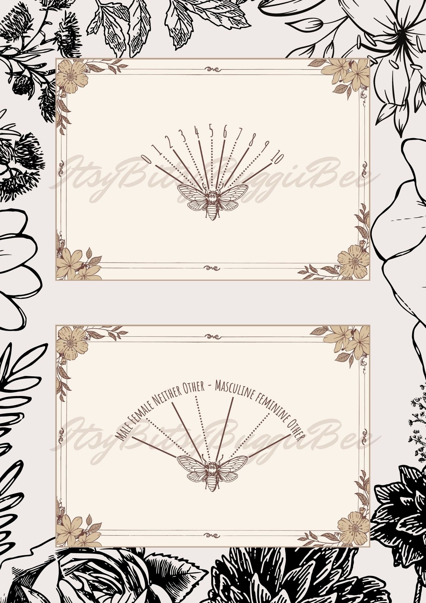 Printable Spirit Guide ID Pendulum Boards Digital Download - Etsy