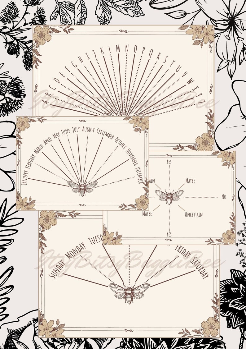 Printable Pendulum Boards the Basics Yes/no - Etsy