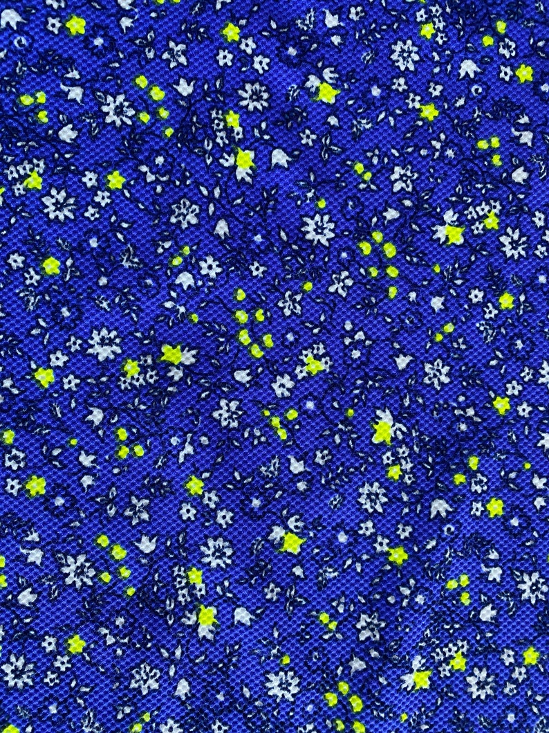 Tiny Flowers on a Pique Spandex - Etsy