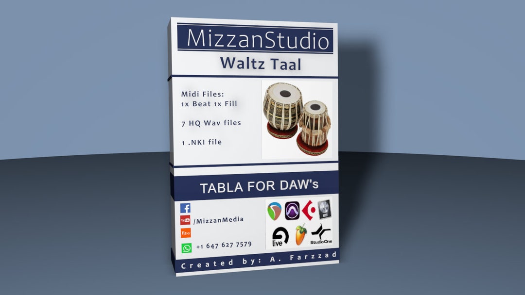 Waltz Tabla Samples VST Plugin With Midi Variation and High Quality Wav ...