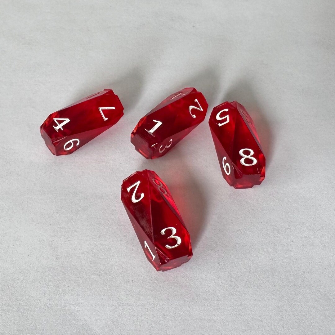 D8 Dice, Unique Facet Shaped, Fantasy Dnd Prop, Great for Use in Spell ...
