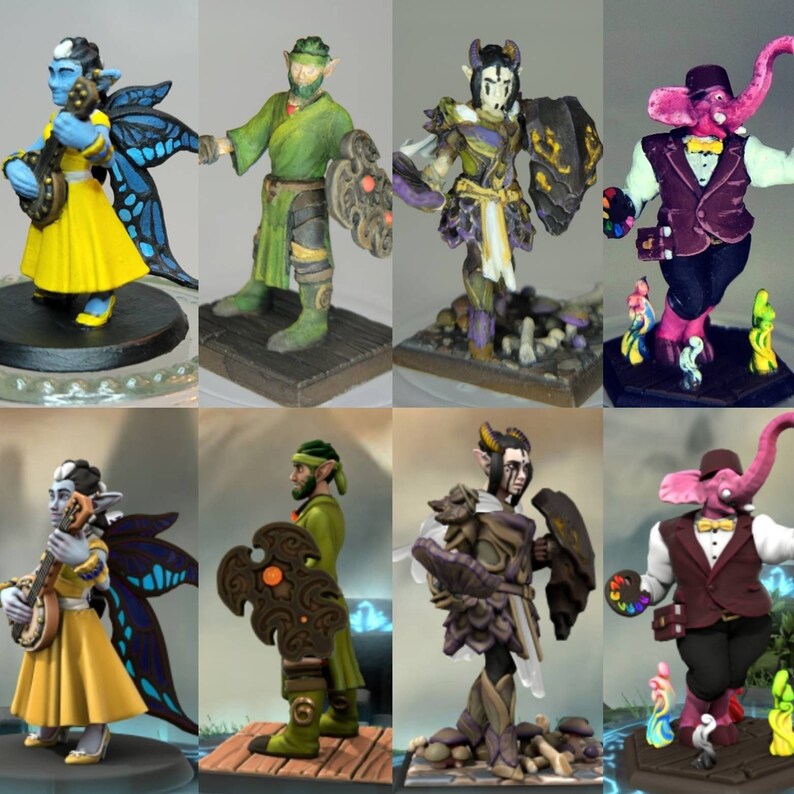 Print and Paint Your Hero's. You Supply the Heroforge Stl. - Etsy Canada