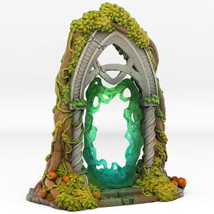 Elfic Portal With Effect | Miniature Scatter Terrain | 28mm Fantasy ...