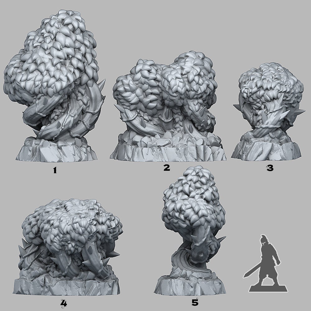 Bramble Trees Forest and Foliage Scatter Dnd Miniatures - Etsy