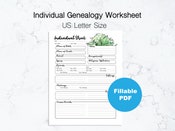 LARGE PRINT Genealogy Charts and Forms Kit Printed on Acid-free Paper ...