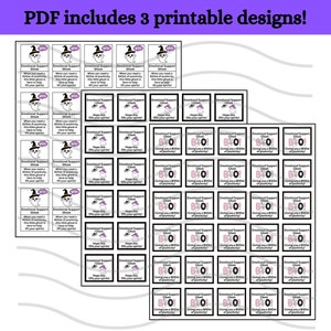 PRINTABLE Emotional Support Ghost Tags, Lift Your Spirits, Boost of ...