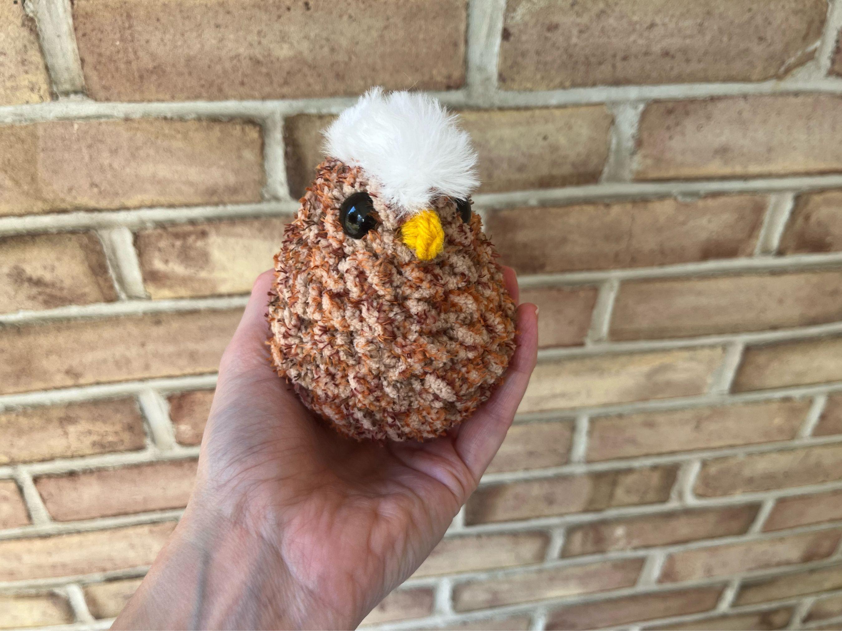 Hatching Chick Plush, Stuffed Toy Chick, Crochet Chick Egg Plushie ...