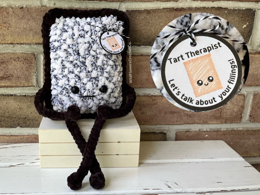 Cookies & Cream Tart Therapist Plush, Toaster Pal Plushie, Toaster ...