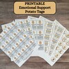 PRINTABLE Emotional Support Pickle Tags, Mini Pickle Pattern, Display ...