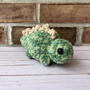 Crocheted Dinosaur, Stegosaurus Plushie, Dino Plush, Gift for Dinosaur ...