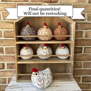 Crazy Chicken Lady Plush, Stuffed Toy Chicken, Rooster Plushie, Crochet ...
