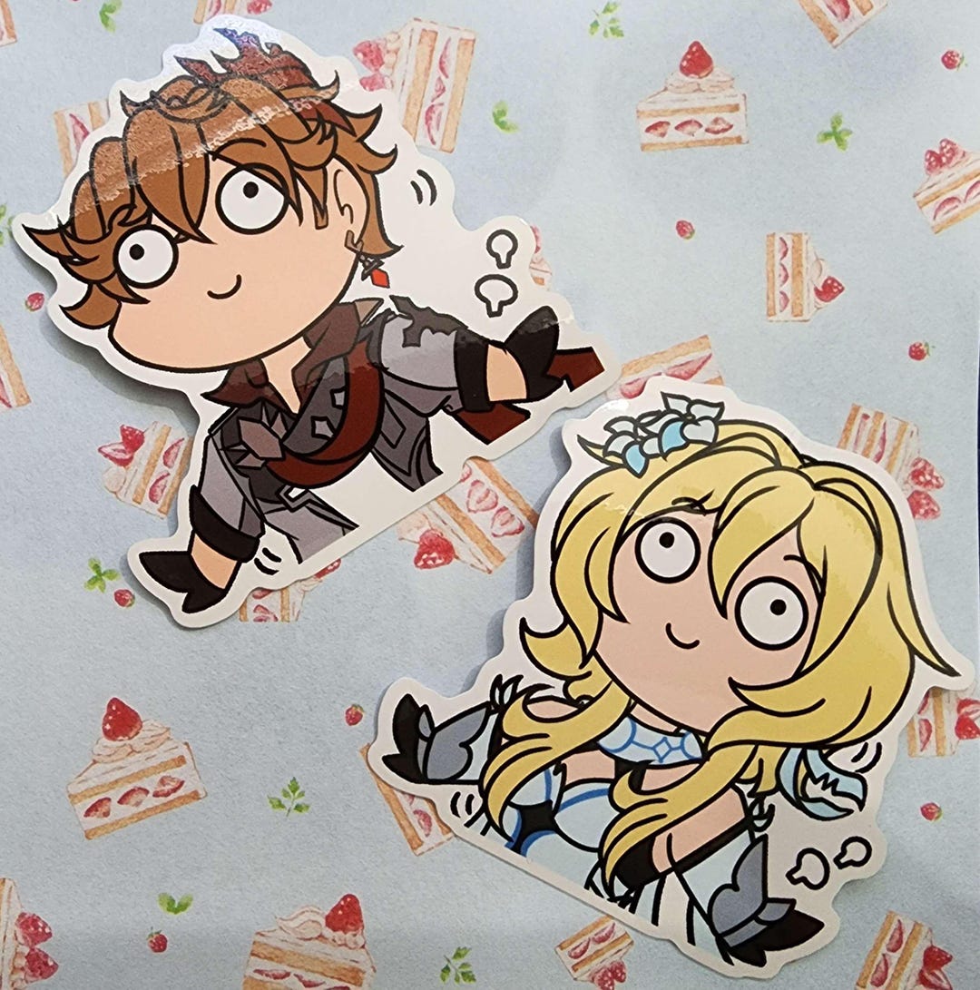 Reusable Genshin Derp Stickers - Etsy