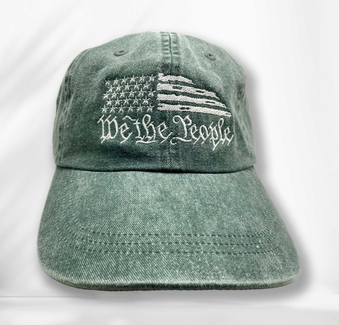 We the People Military Green Washed Hat - Etsy