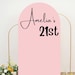 Personalised Birthday Backdrop Decal Birthday Name Sticker for Birthday ...