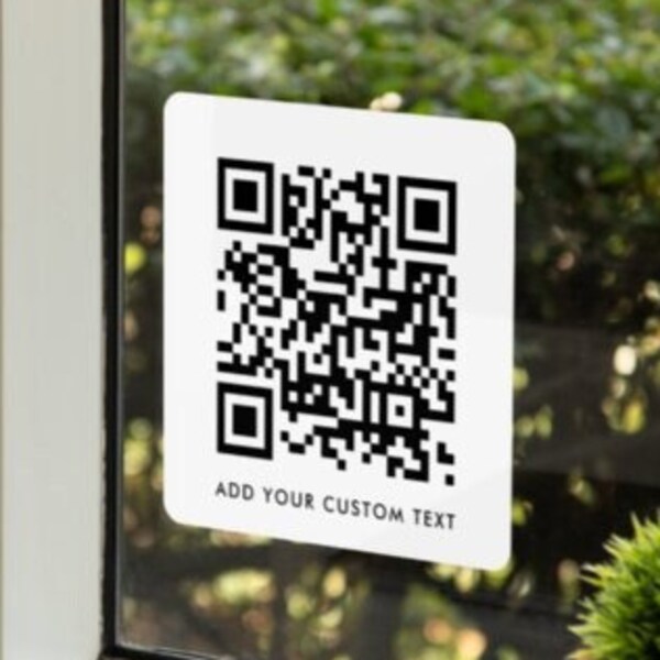 Qr Code Menu Decal - Etsy