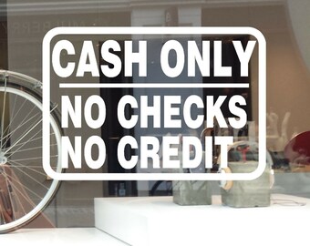 No Credit Bar Sign - Etsy