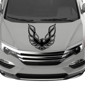 Car Hood Stickers Firebird Car Sticker Bird Vinyl Car Decal for Truck ...