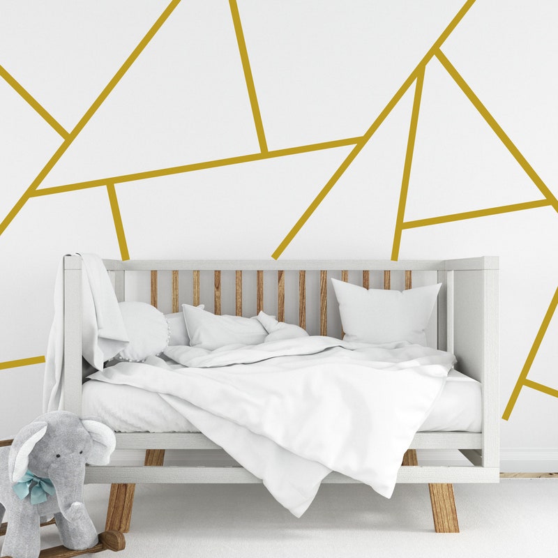 Geometric Wall Decal - Etsy