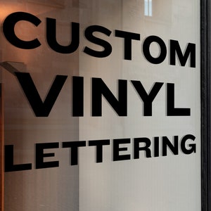 Custom Business Window Sign Decal Vinyl Sticker Business Adhesive Vinyl ...