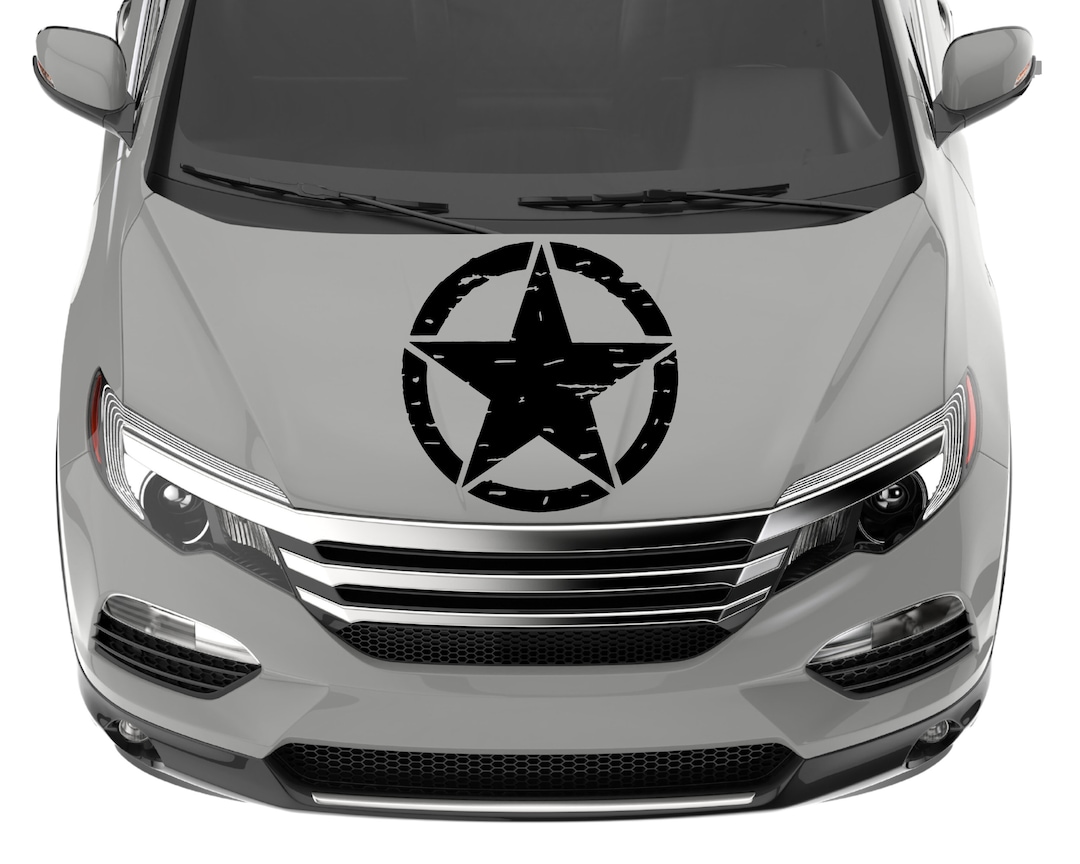 Truck Decals US Army Military Star - Body Side, Window or Hood Decal ...