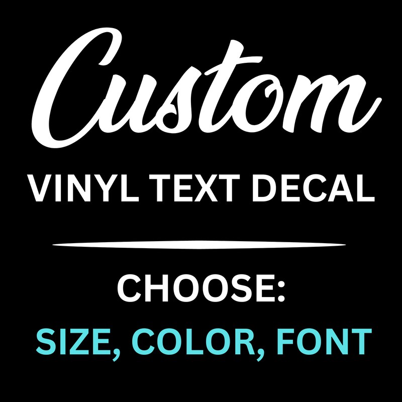 Vinyl Lettering - Etsy