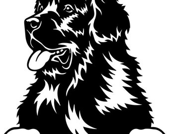 Newfoundland Car Sticker - Etsy
