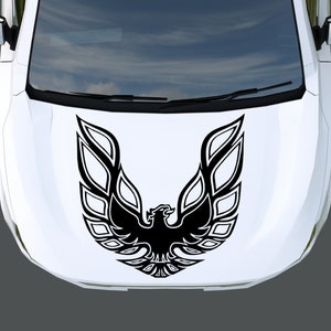 Car Hood Stickers Firebird Car Sticker Bird Vinyl Car Decal for Truck ...
