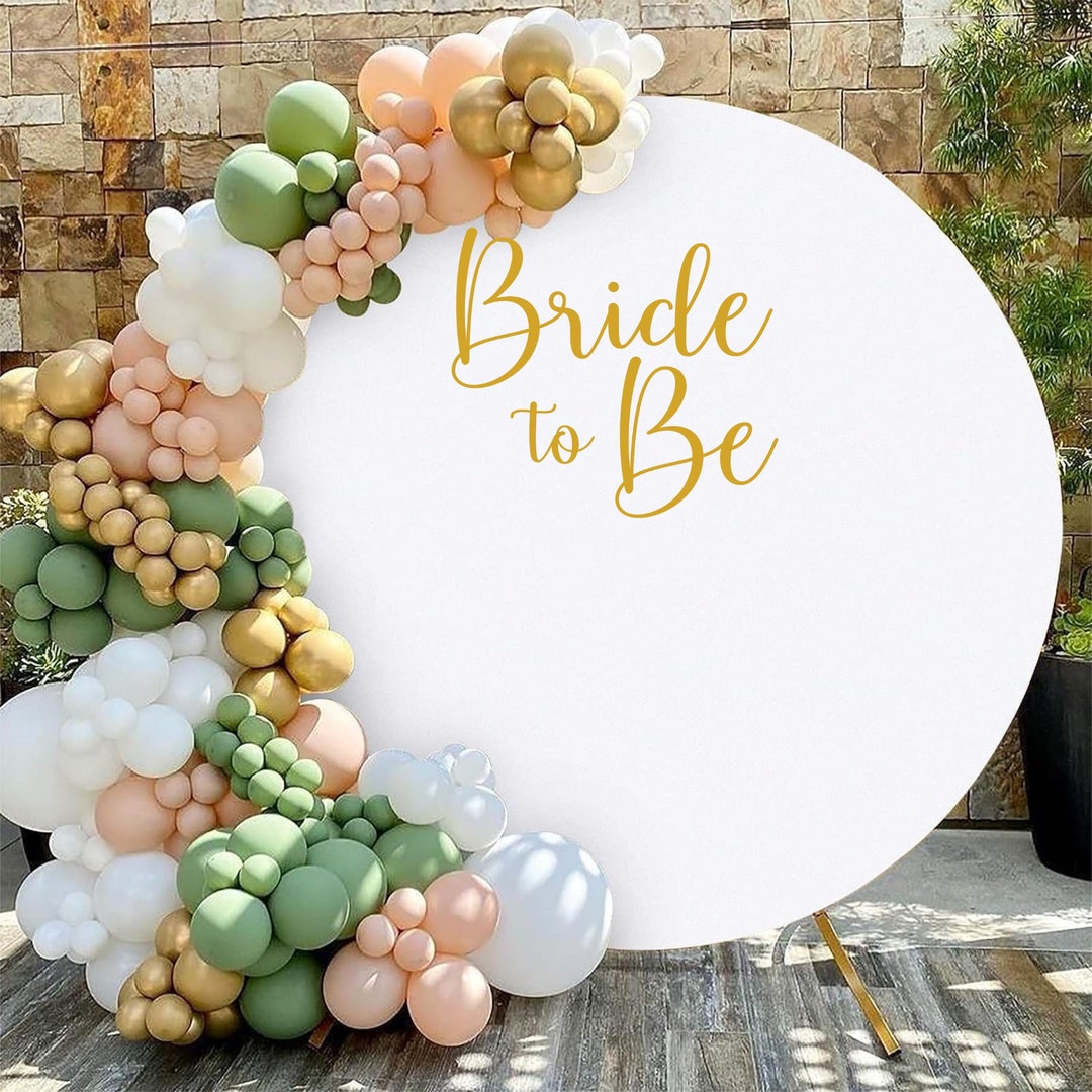 Bride to Be Decal - Bridal Shower Backdrop - Miss to Mrs Sticker for ...