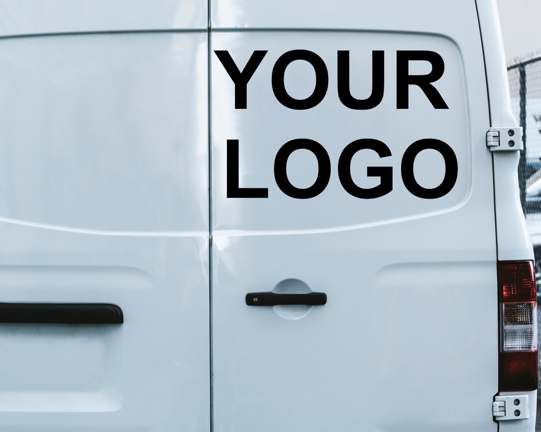 Custom Logo Vinyl Decal Your Business Logo or Lettering Adhesive ...