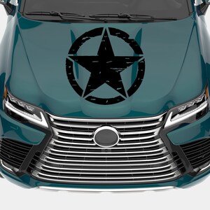 US Army Star Car Decal - Military Vinyl Sticker for Truck, SUV, RV - Etsy
